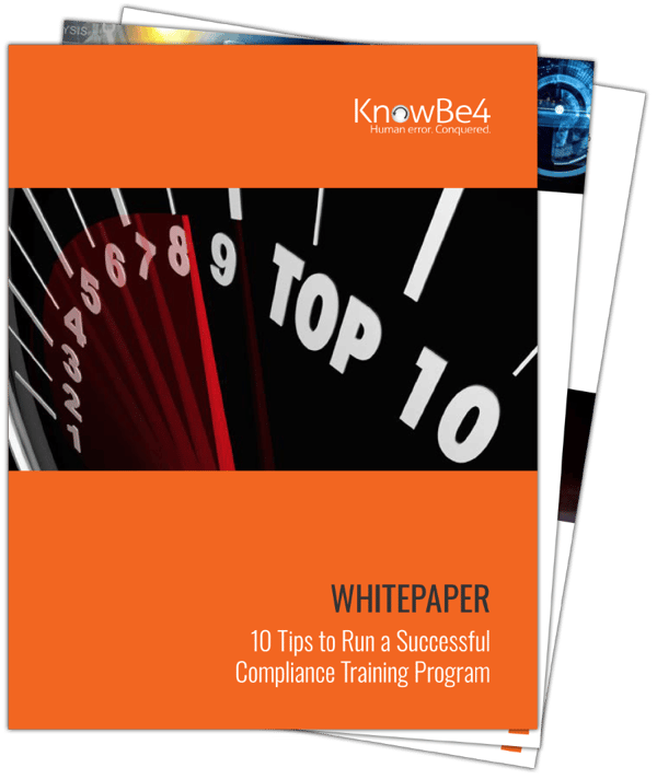 10 Tips for a Successful Compliance Training Program | KnowBe4